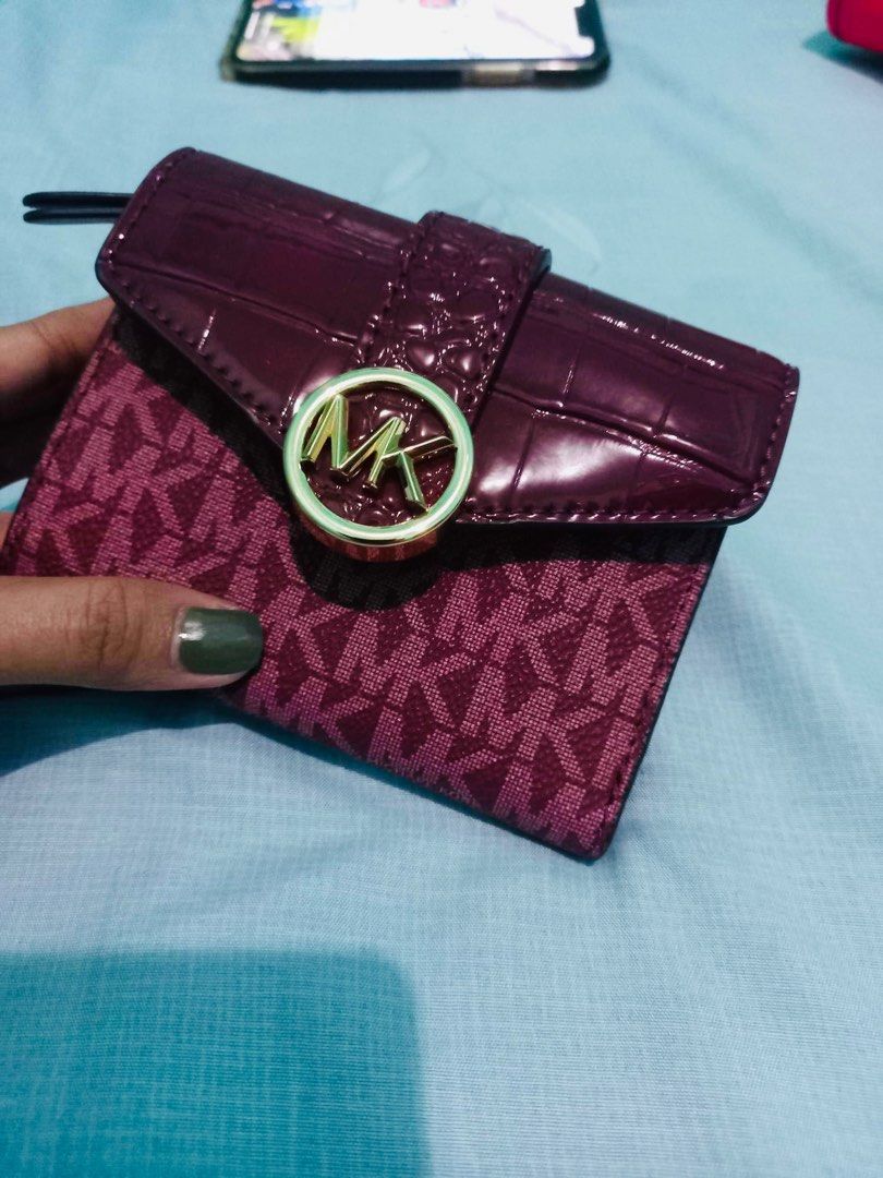 Mk Carmen Wallet, Women's Fashion, Bags & Wallets, Wallets & Card holders on Carousell