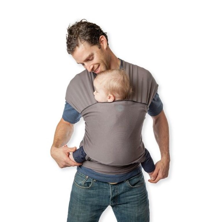 Moby Wrap Carrier Classic Gray, Babies & Kids, Going Out, Carriers ...