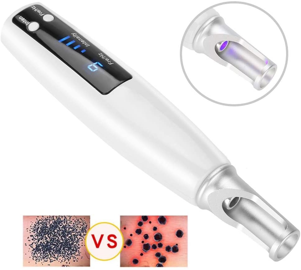 Mole Removal Pen with 9 Modes, 4 Levels Blue Picosecond Pen Plasma ...