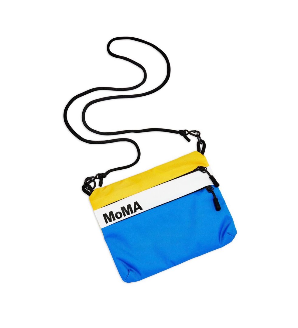 MoMA Logo Colorblock Bag, Men's Fashion, Bags, Sling Bags on Carousell