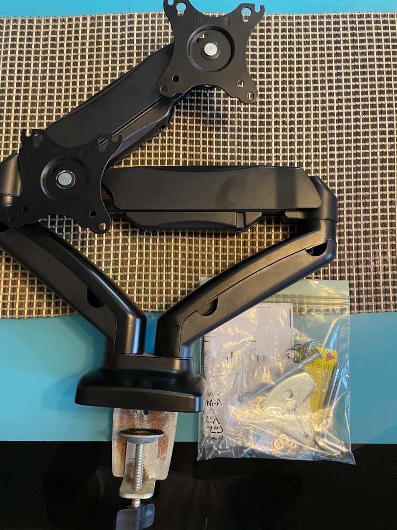 Monitor Dual Mount Bracket, Computers & Tech, Parts & Accessories ...