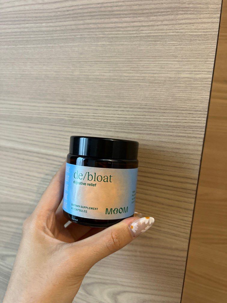 Moom Health de/bloat Digestive Relief Capsules, Beauty & Personal Care ...