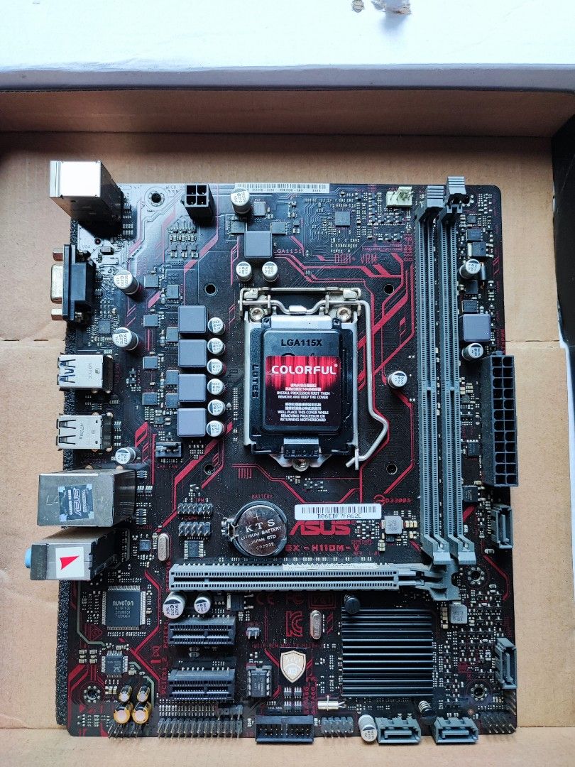 Motherboard H310M-T V20A Colorful, Elektronik, Bagian Komputer & Aksesoris di Carousell