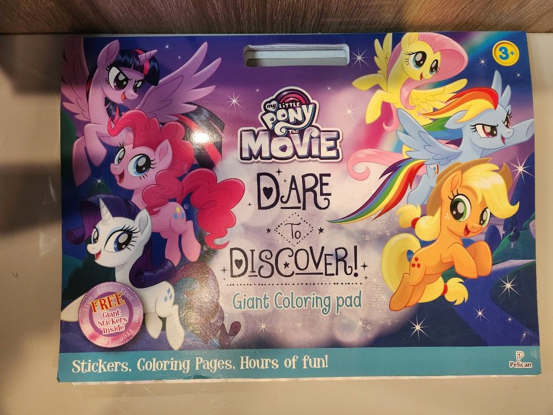 My Little Pony Colouring Book (Sticker page sold separately), Hobbies ...
