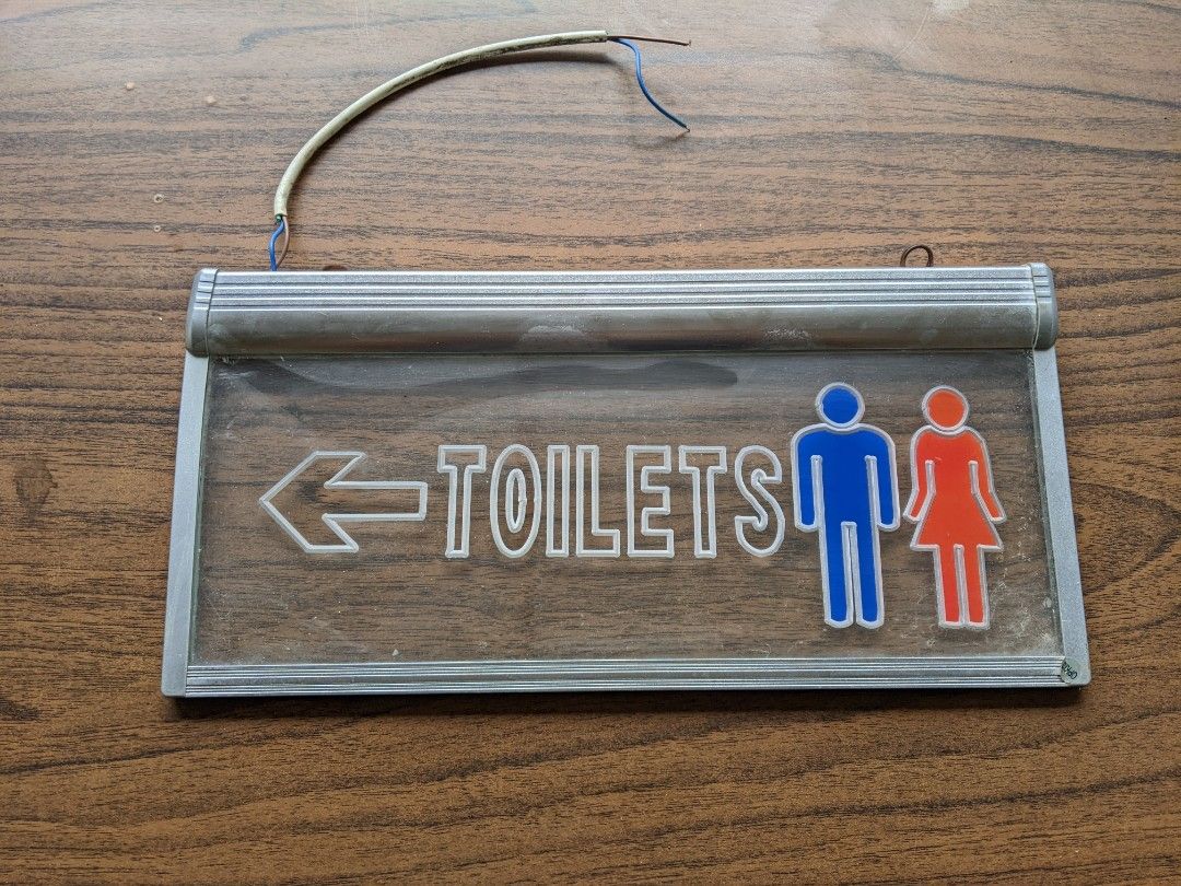 Neon toilet, Serba Serbi, Others di Carousell