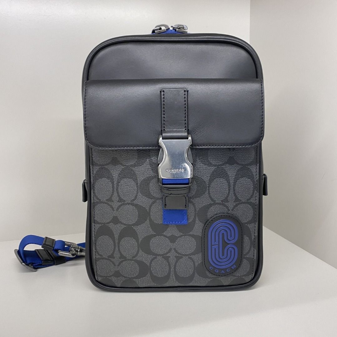 New Coach Original Track Pack In Signature Canvas With Coach Patch ...