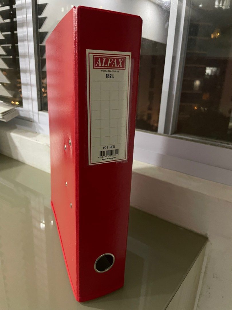 New PVC 3 inch A4 arch file, Hobbies & Toys, Stationery & Craft ...