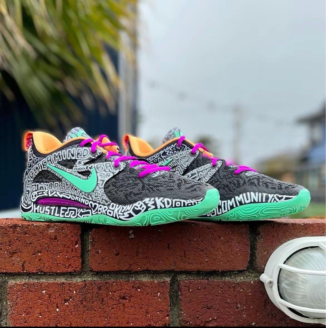 Nike KD 15 KD15 Brooklyn Graffiti Jordan 1 dunk low, 男裝, 鞋, 波鞋 - Carousell