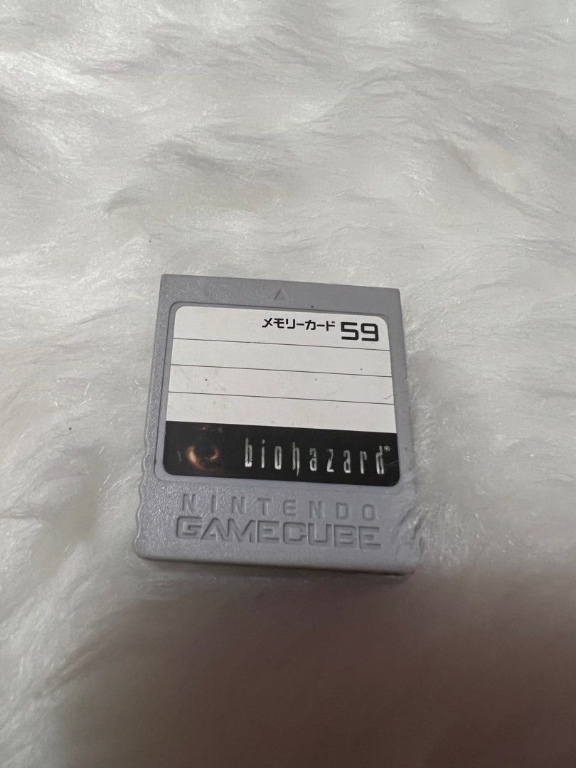 Nintendo Gamecube Memory Card 59 blocks, Video Gaming, Video Games ...