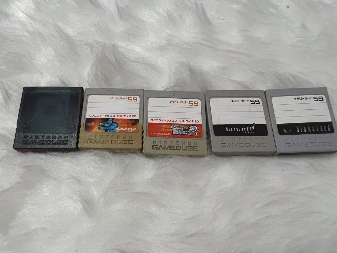 Nintendo Gamecube Memory Card 59 blocks, Video Gaming, Video Games ...