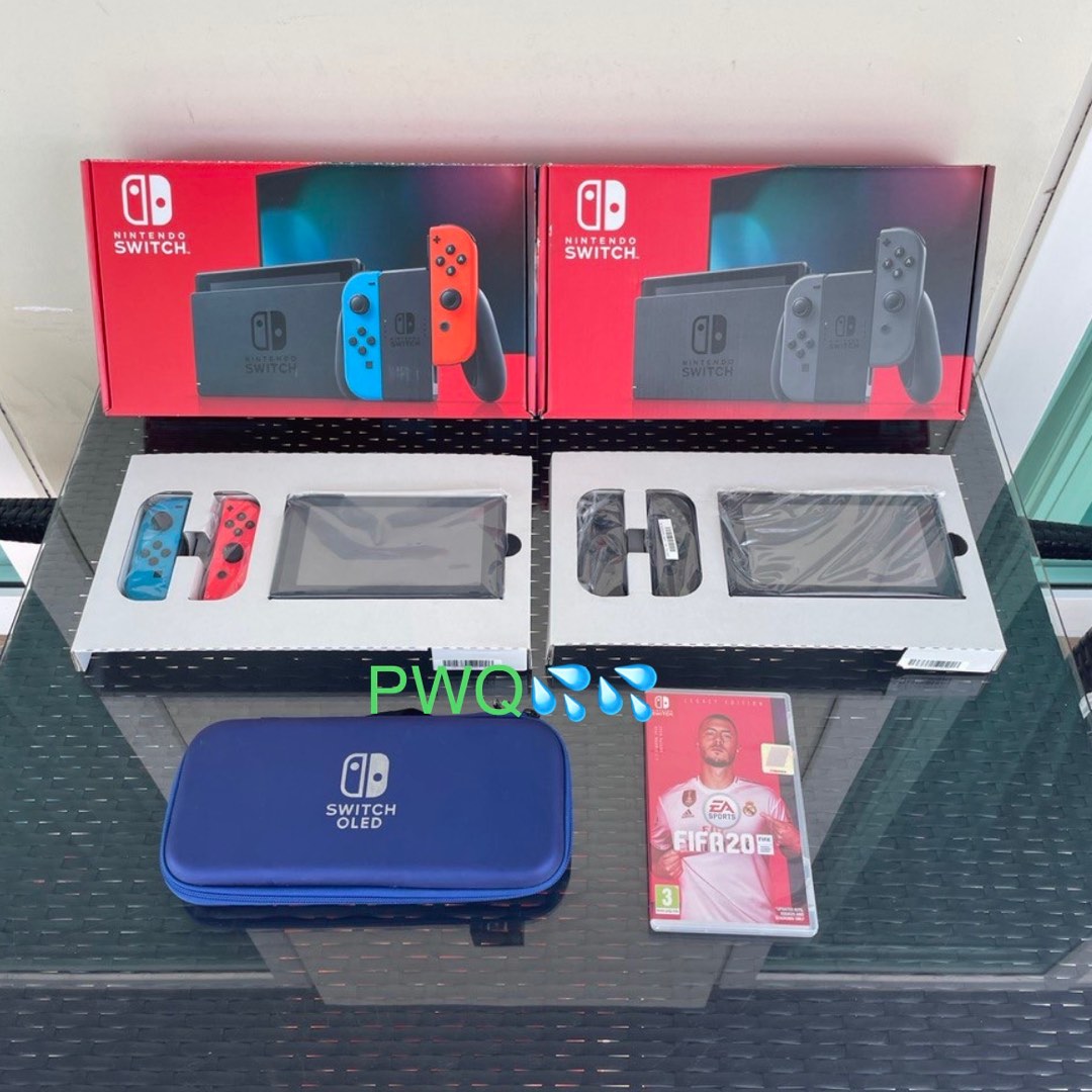 Nintendo Switch Gen 2 Console + free game, Video Gaming, Video Game ...