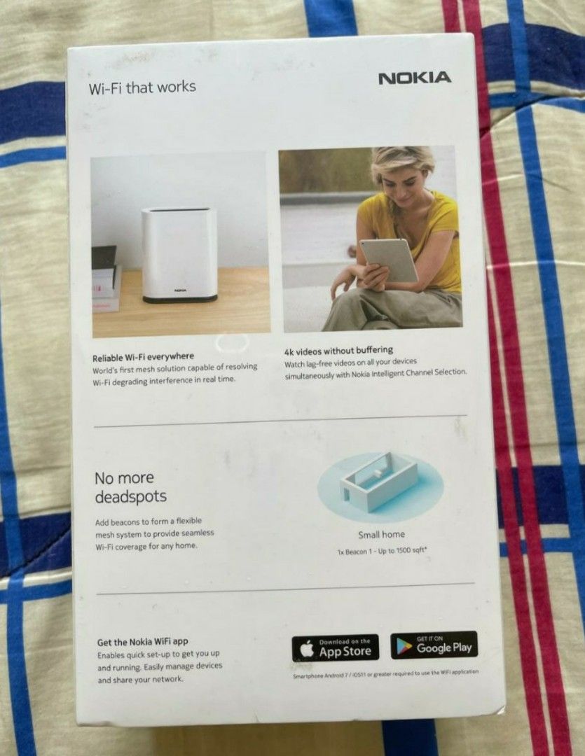 Nokia Wifi Beacon 1 Mesh Official Router - Access point - extender ...