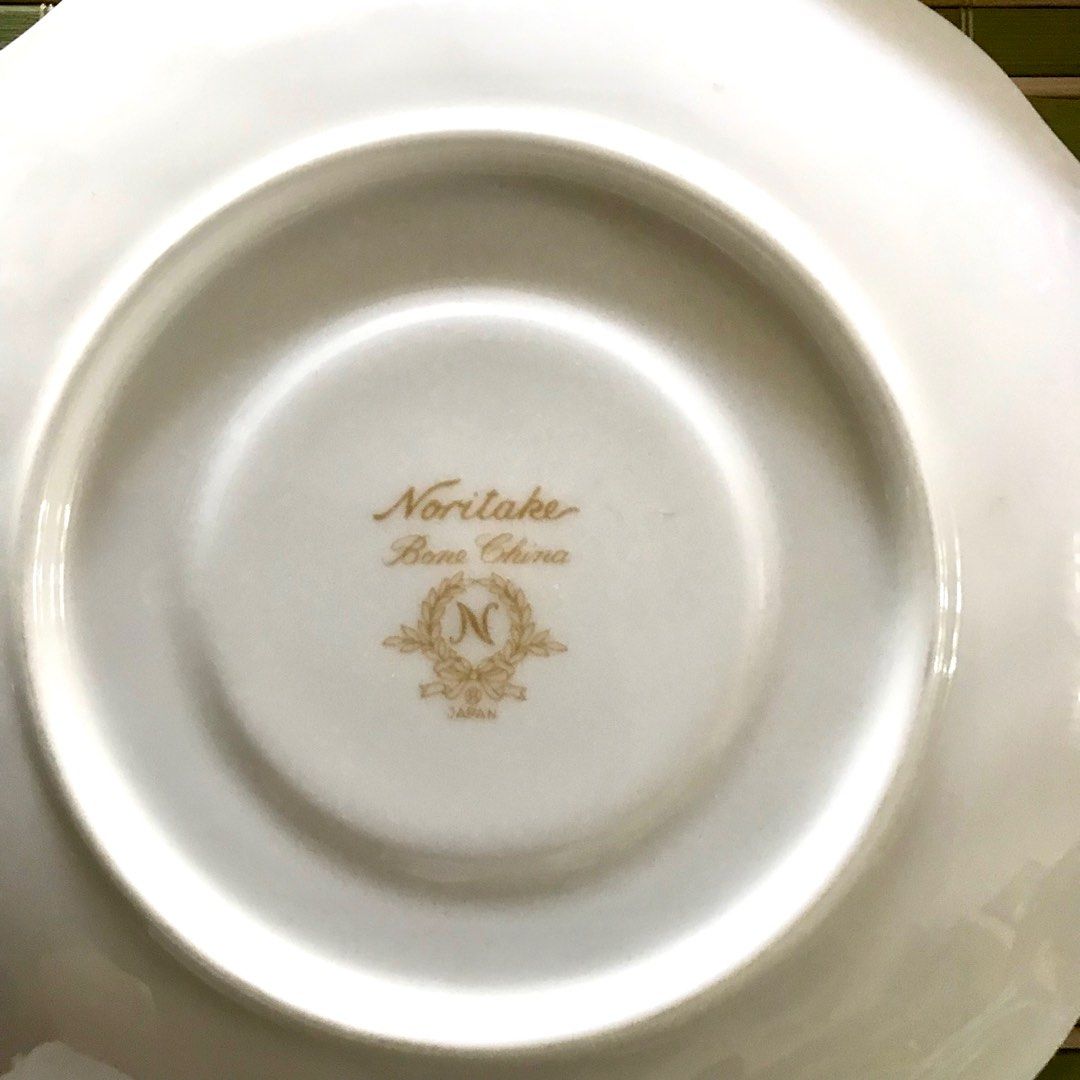 Noritake bone china pink floral saucer plate, Furniture & Home Living ...