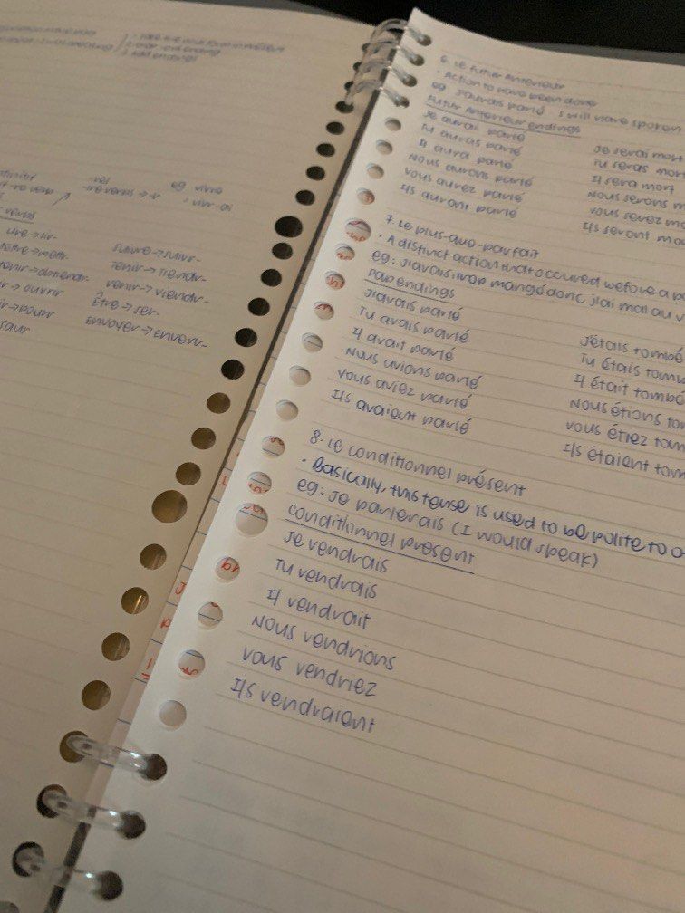 NYGH french notes by student, Hobbies & Toys, Books & Magazines ...