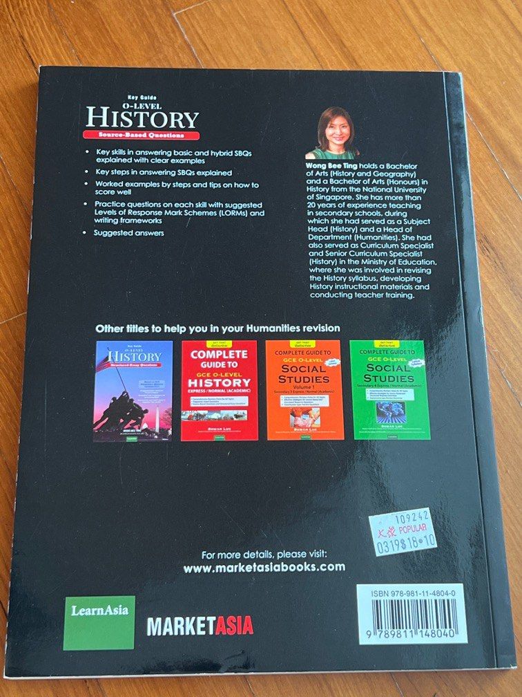 o level history source based questions, Hobbies & Toys, Stationery ...