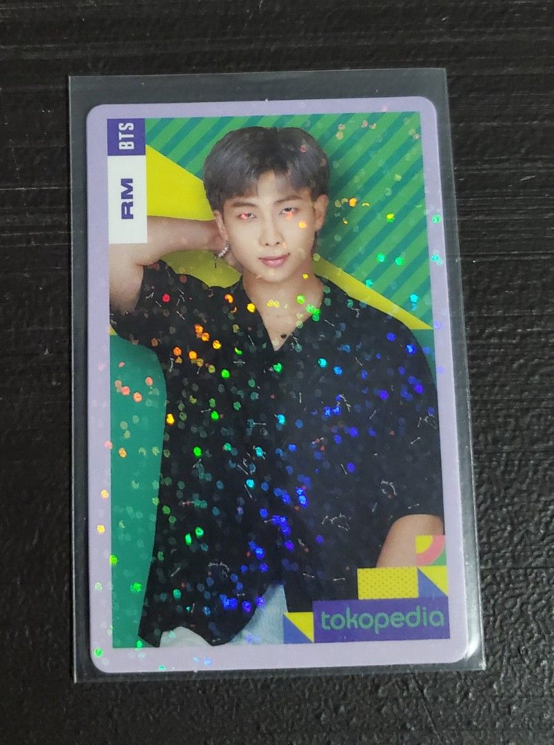 Official BTS holo tokopedia RM pc (rare), Hobbies & Toys, Memorabilia ...