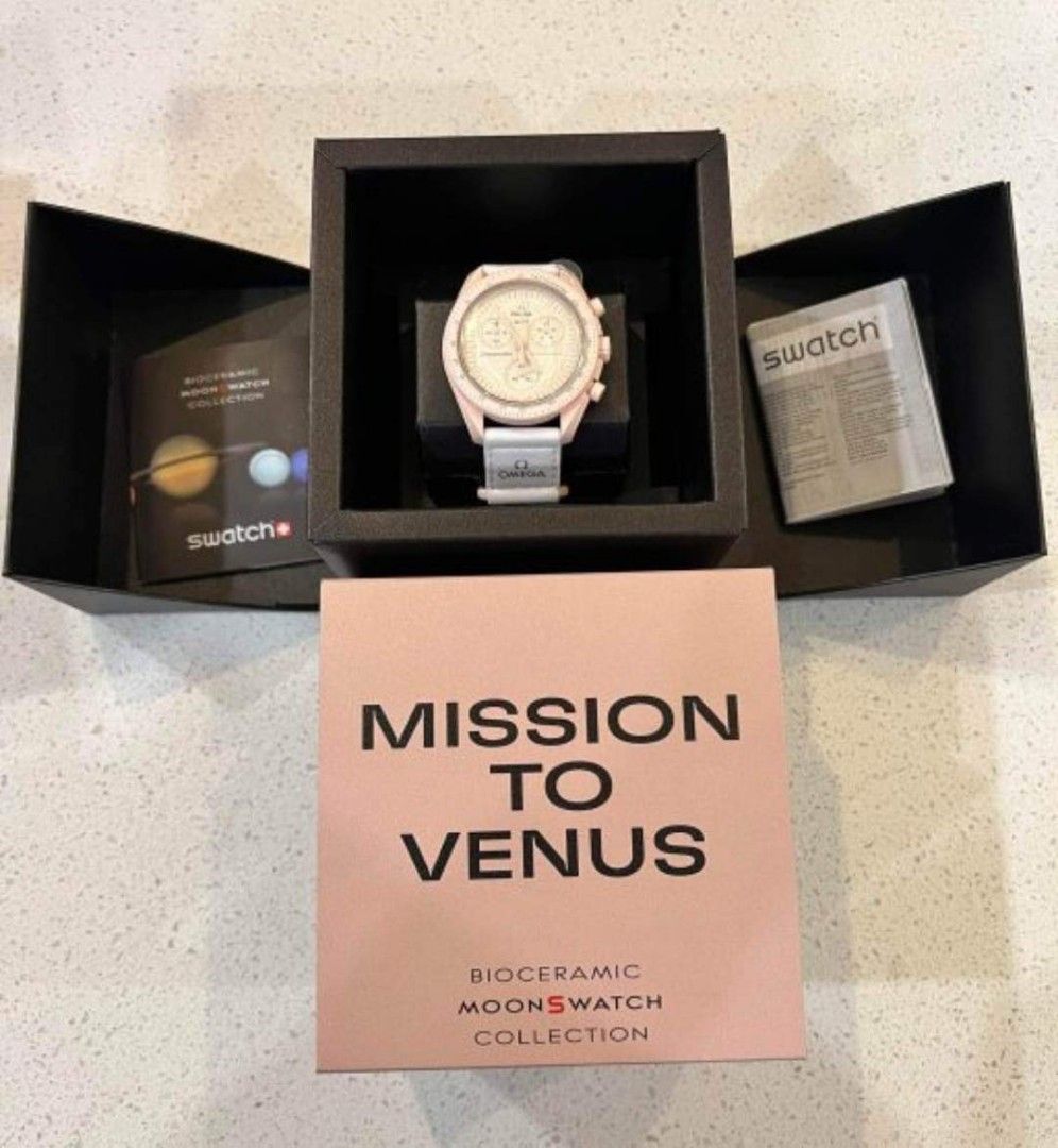 Omega X Swatch Mission to Venus Watch, Women's Fashion, Watches ...