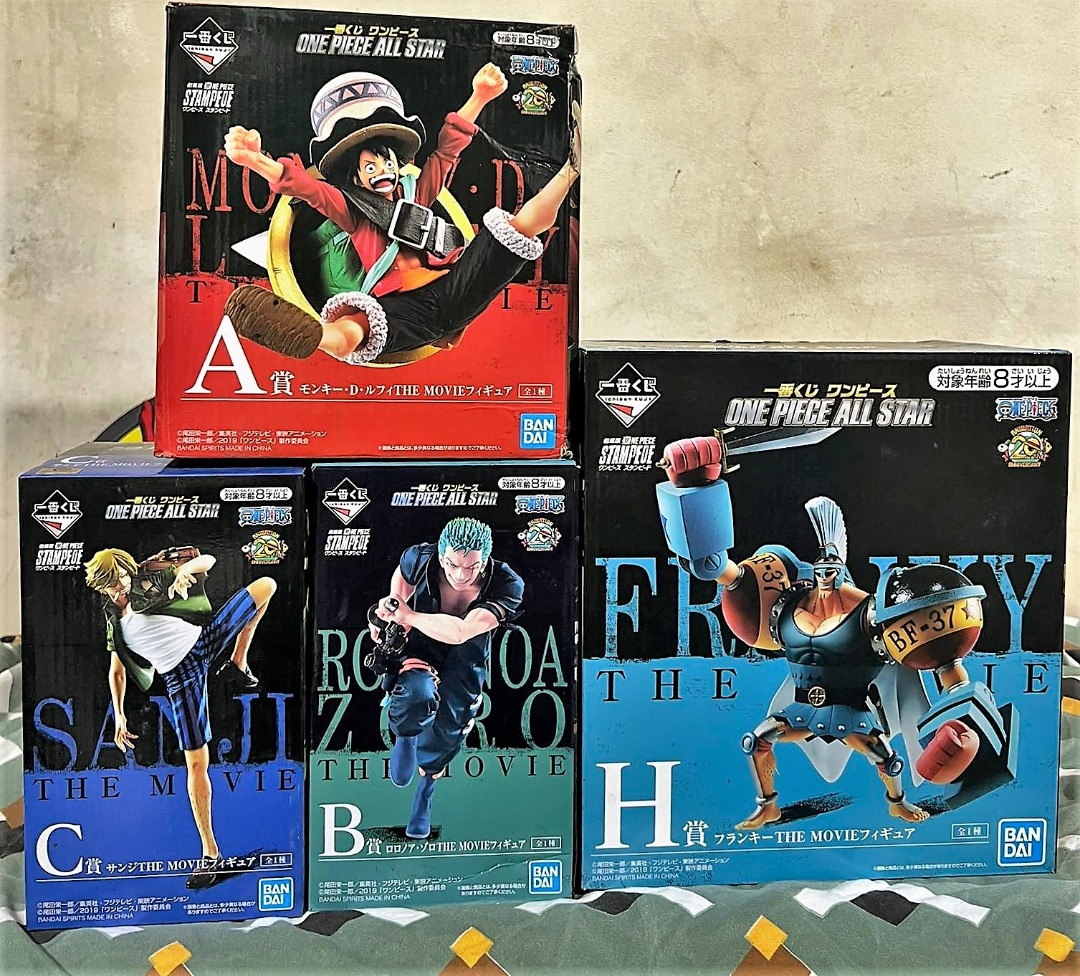 One Piece Stampede Monkey D. Luffy, Ronoroa Zoro, Sanji Vinsmoke ...
