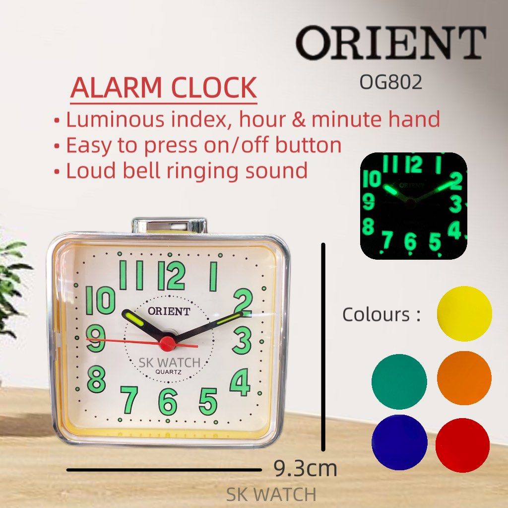 Orient / Alarm Clock, Furniture & Home Living, Home Decor, Clocks on ...