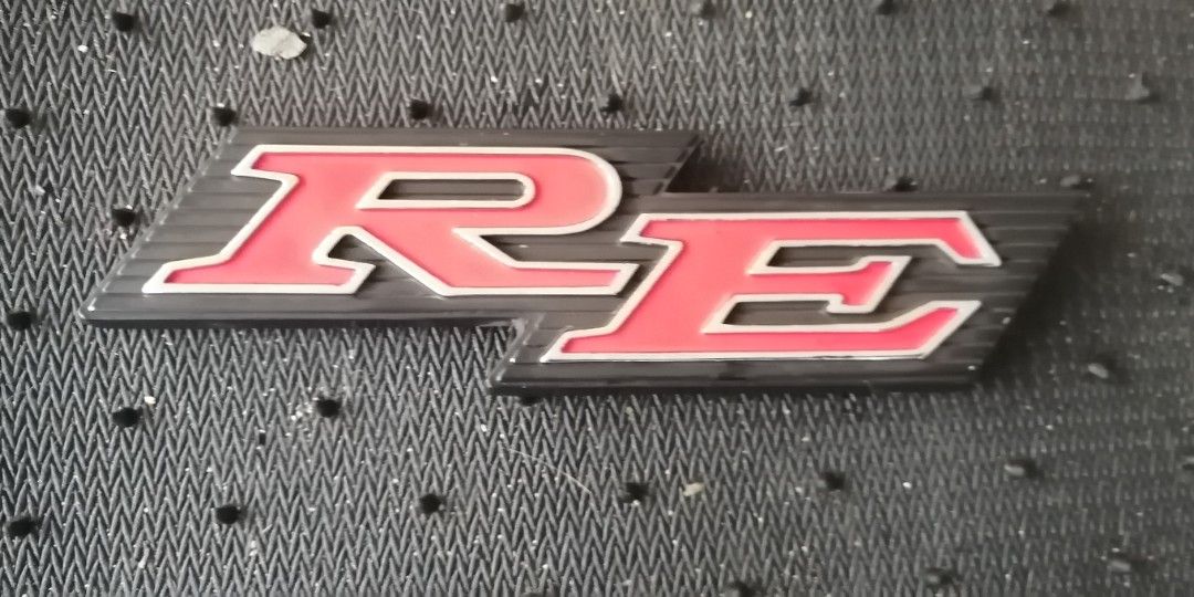 Rare Original Emblem Rotary Engine RE Mazda Rx8 Rx7 Metal Emblem Rx-8 Rx-7 Rx3 Rx2 Rx7fc3s ...