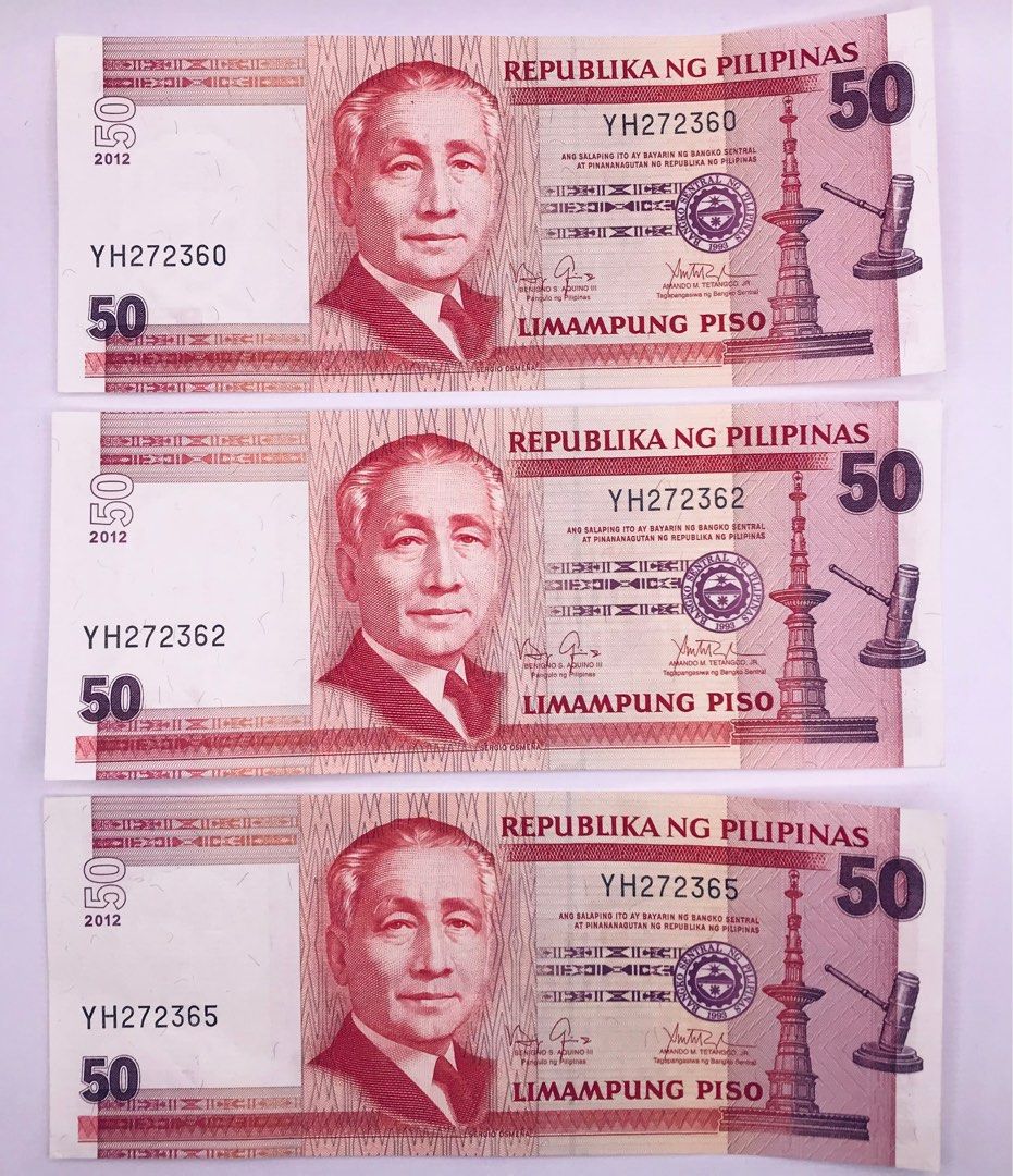 Philippine 50 peso, Hobbies & Toys, Collectibles & Memorabilia ...