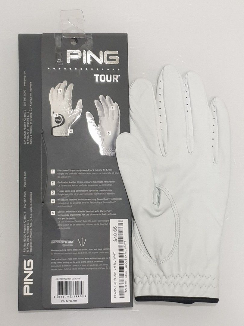 Ping Tour Glove - Sensor Cool Technology, Sports Equipment, Sports ...