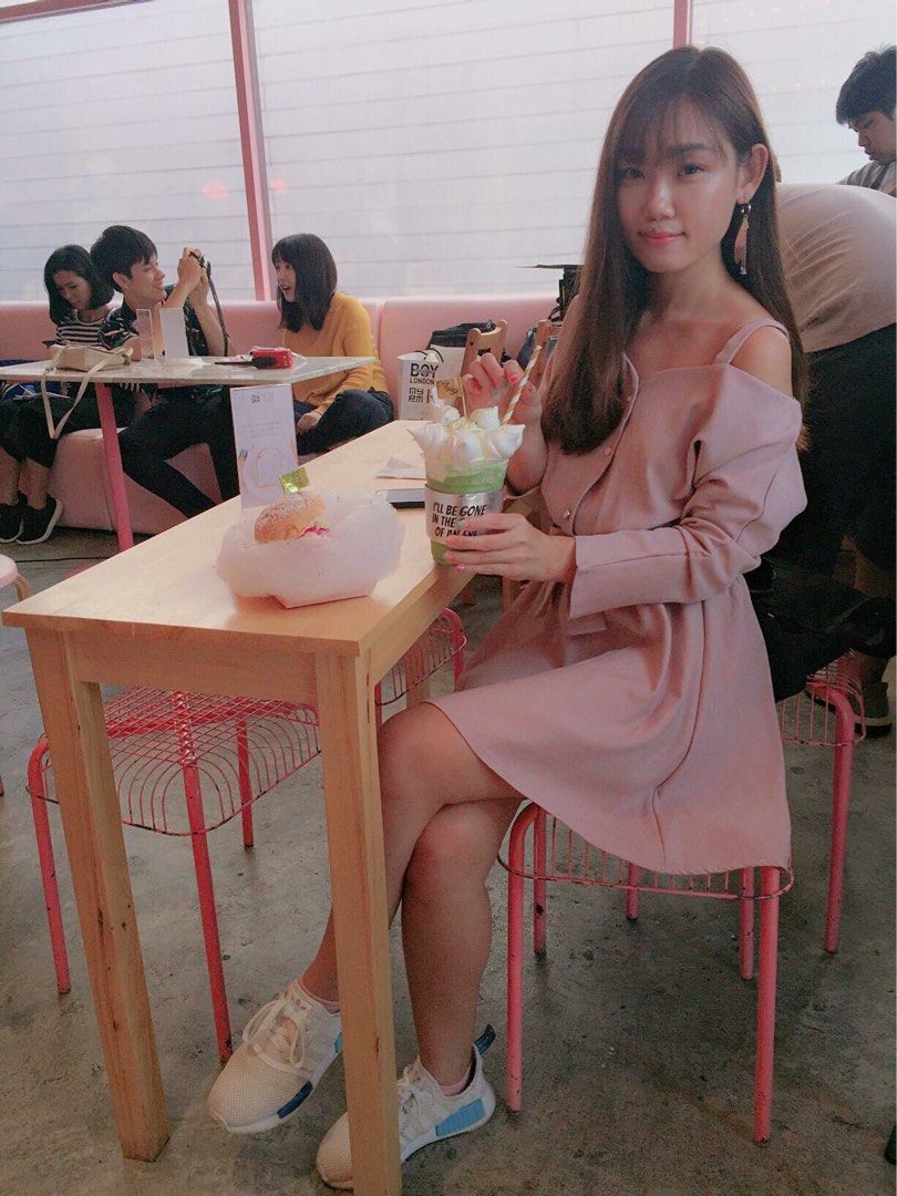 Pink dress by Mii design by Korea, Women's Fashion, Dresses & Sets ...