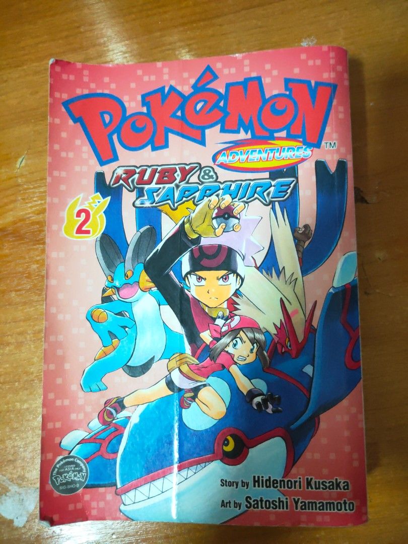 Pokemon manga (Ruby and Sapphire), Hobbies & Toys, Books & Magazines, Comics & Manga on Carousell