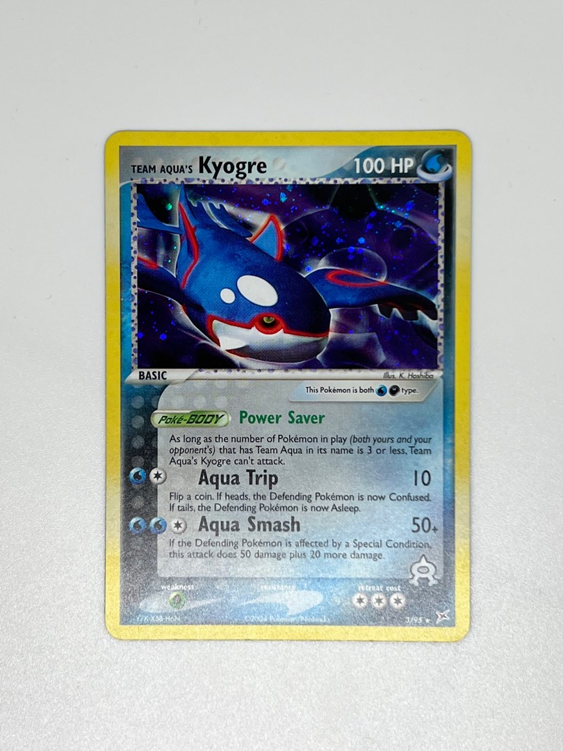 [Pokémon TCG Card] Team Aqua’s Kyogre 3/95 - Holo Rare, Hobbies & Toys ...