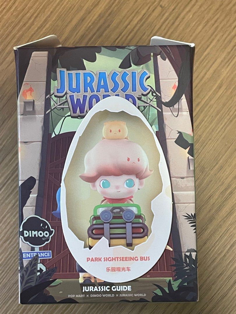 Popmart Dimoo Jurassic World - sight seeing car, Hobbies & Toys, Toys ...