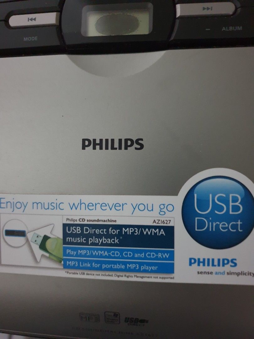 Portable Philips CD Player, Audio, Portable Music Players on Carousell