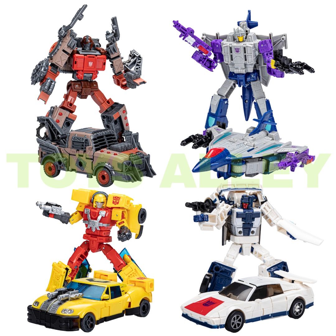 [Preorder] Transformers Legacy Evolution Deluxe Set of 4 Scraphook, Needlenose, Hot Shot ...
