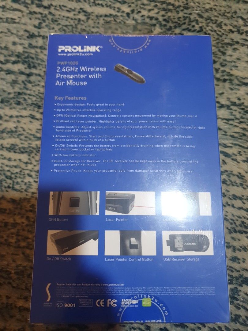 Pro link Wireless Presenter clicker, Computers & Tech, Parts ...