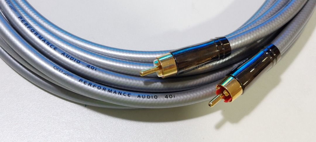 QED Performance Audio 40i Analogue Cable Pair - 3 meter., Audio, Other ...