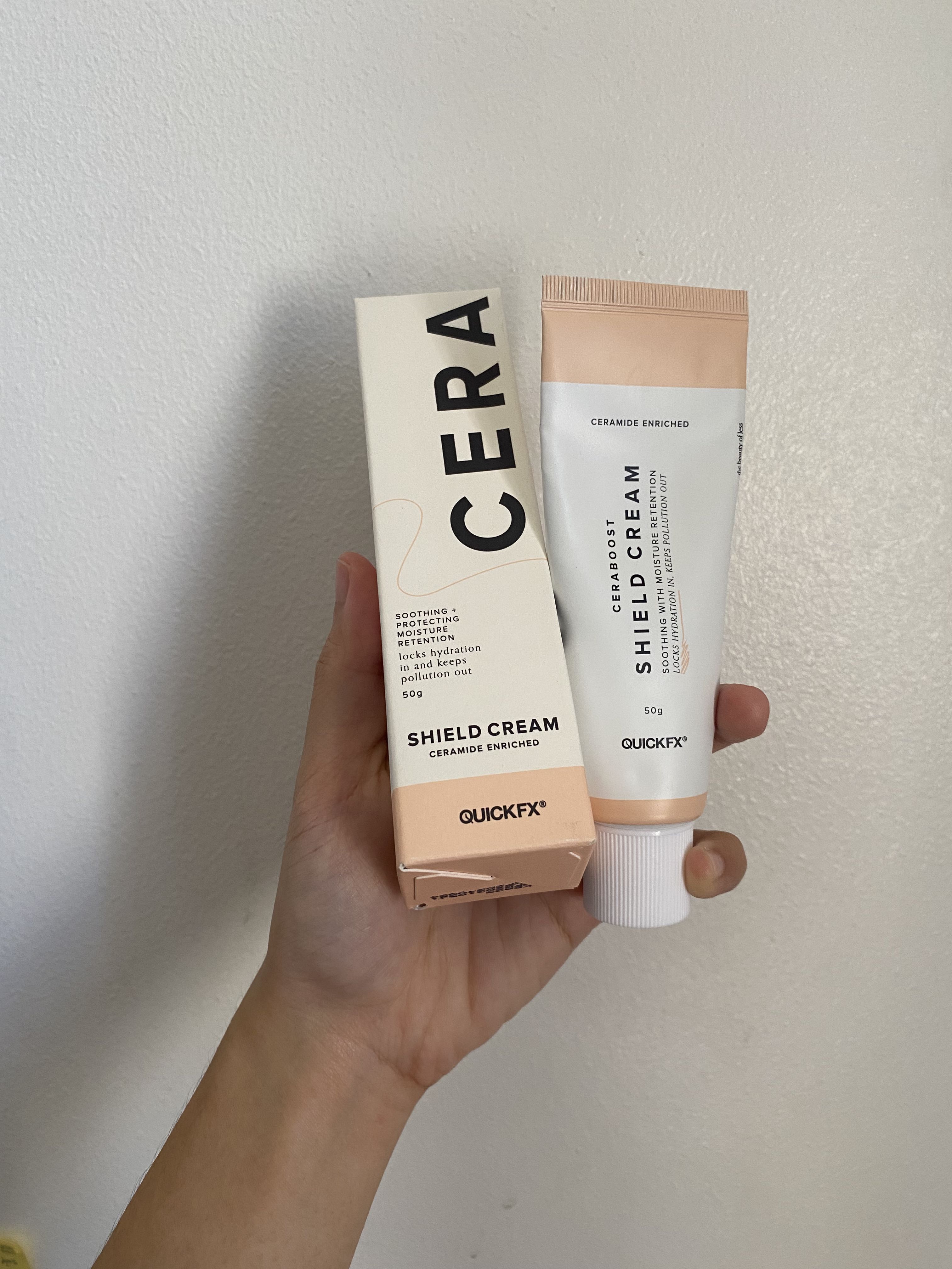 QuickFX Ceraboost Shielf Cream (50% remaining), Beauty & Personal Care ...