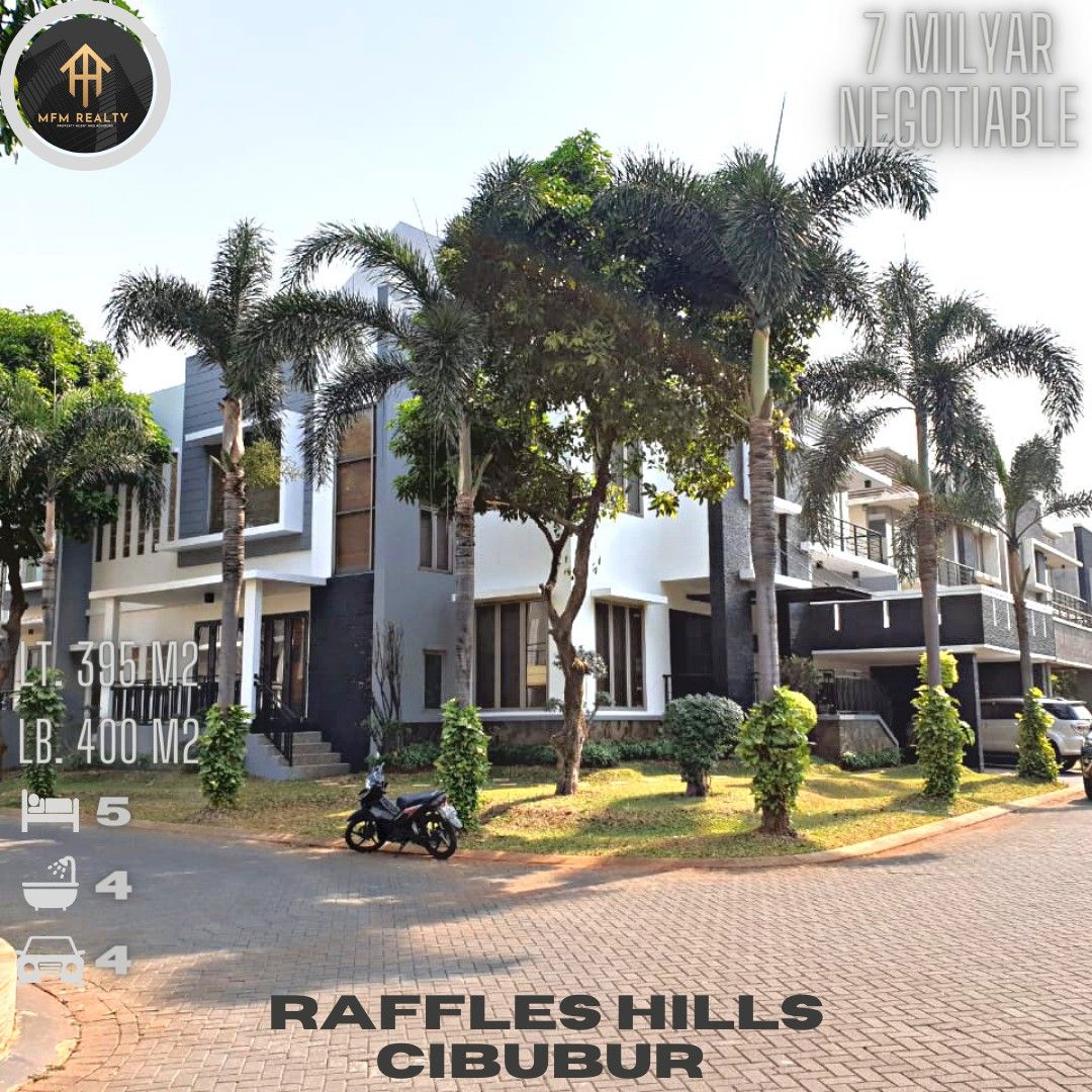 Dijual Rumah Raffles Hills Cibubur Harga 7 Milyar Negotiable Luas Tanah ...