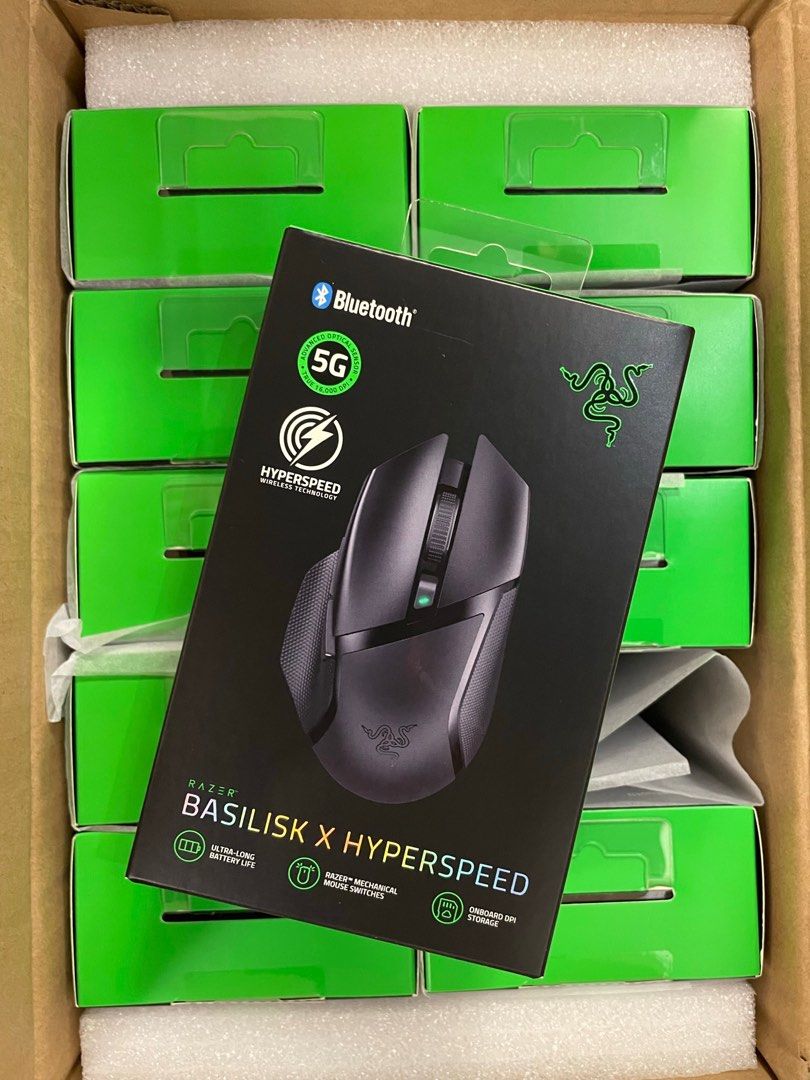 Razer 雷蛇 Basilisk X HyperSpeed 電競無線滑鼠, 電腦＆科技, 電腦周邊及配件, 電腦滑鼠及相關產品 ...