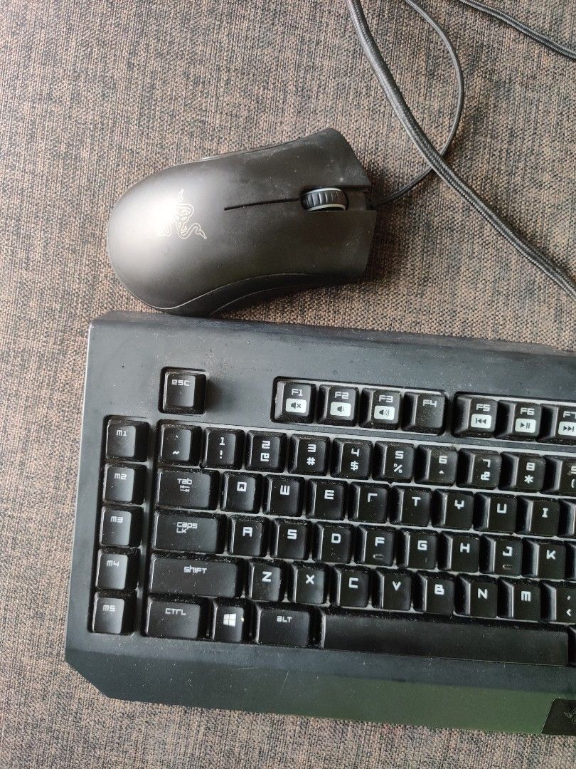 Razer Blackwidow Chroma and Blackadder Mouse, Computers & Tech, Parts ...