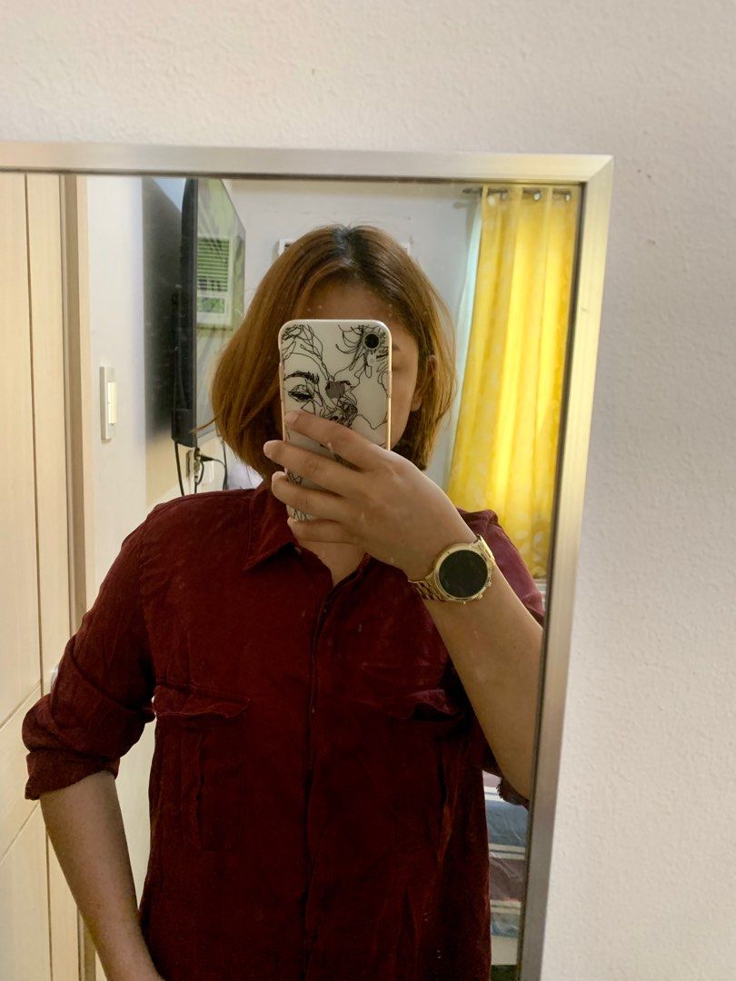 Red Denim Dress, Women's Fashion, Dresses & Sets, Dresses on Carousell