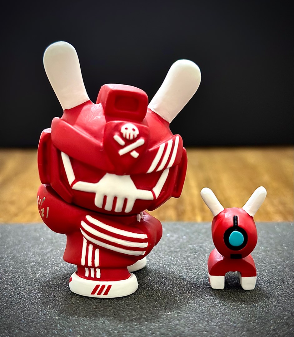 Red Nakai OG BabyTEQ Dunny + K9, Hobbies & Toys, Toys & Games on Carousell