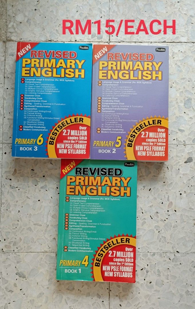 Singapore syllablus Preston Revised Primary English - Primary 4-6 ...