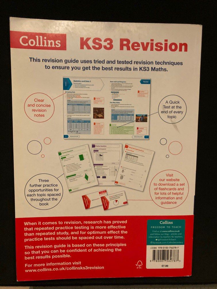 Revision Guide for KS3 Mathematics, Hobbies & Toys, Books & Magazines ...