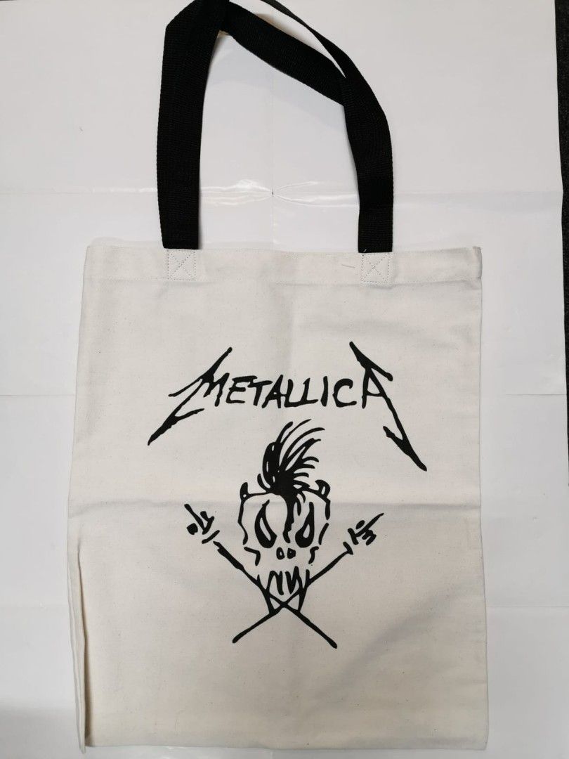 Rock Band Tote Bag Vinyl Reusable Bag GNR Kiss Arctic Monkey Ramones ...