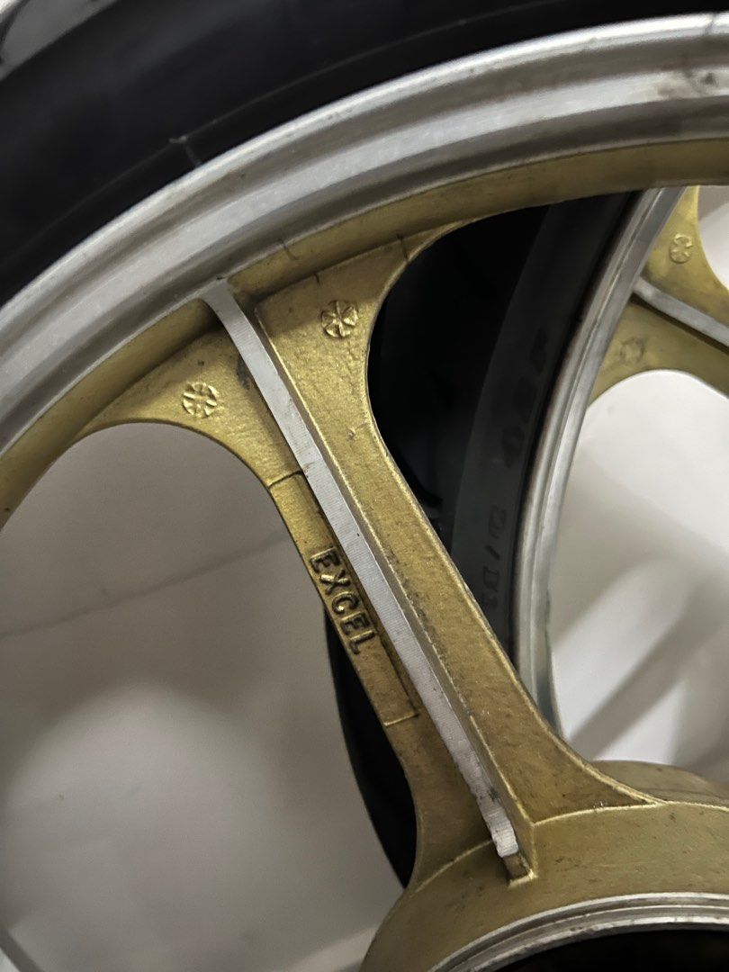 RXZ GTO RIM WITH TYRE, Motorcycles, Motorcycle Accessories on Carousell