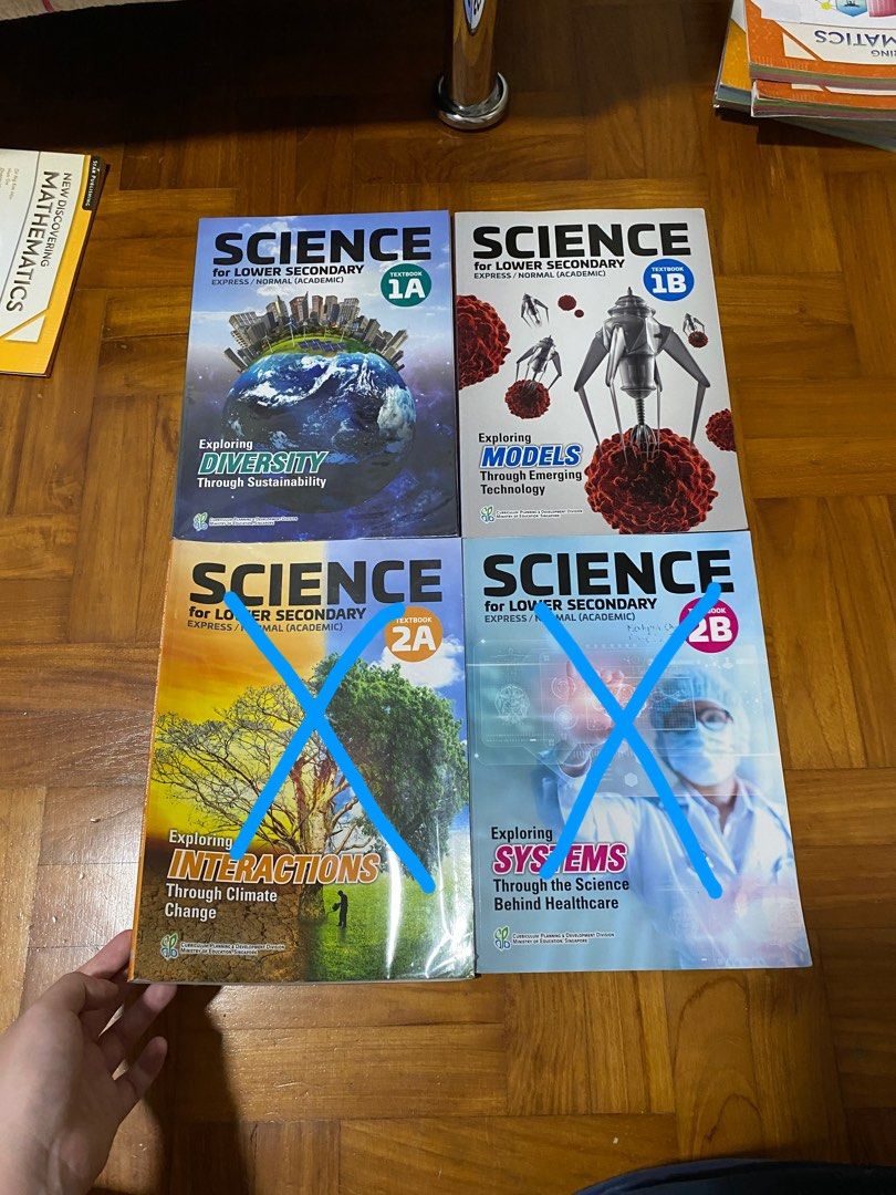 science for lower secondary textbooks 1A, 1B, Hobbies & Toys, Books & Magazines, Textbooks on ...