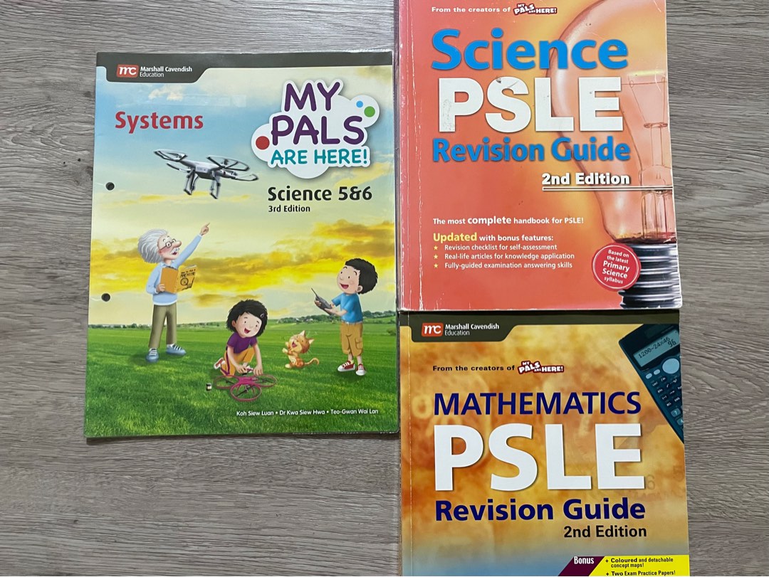 science/math PSLE revision guide and textbook, Hobbies & Toys, Books ...