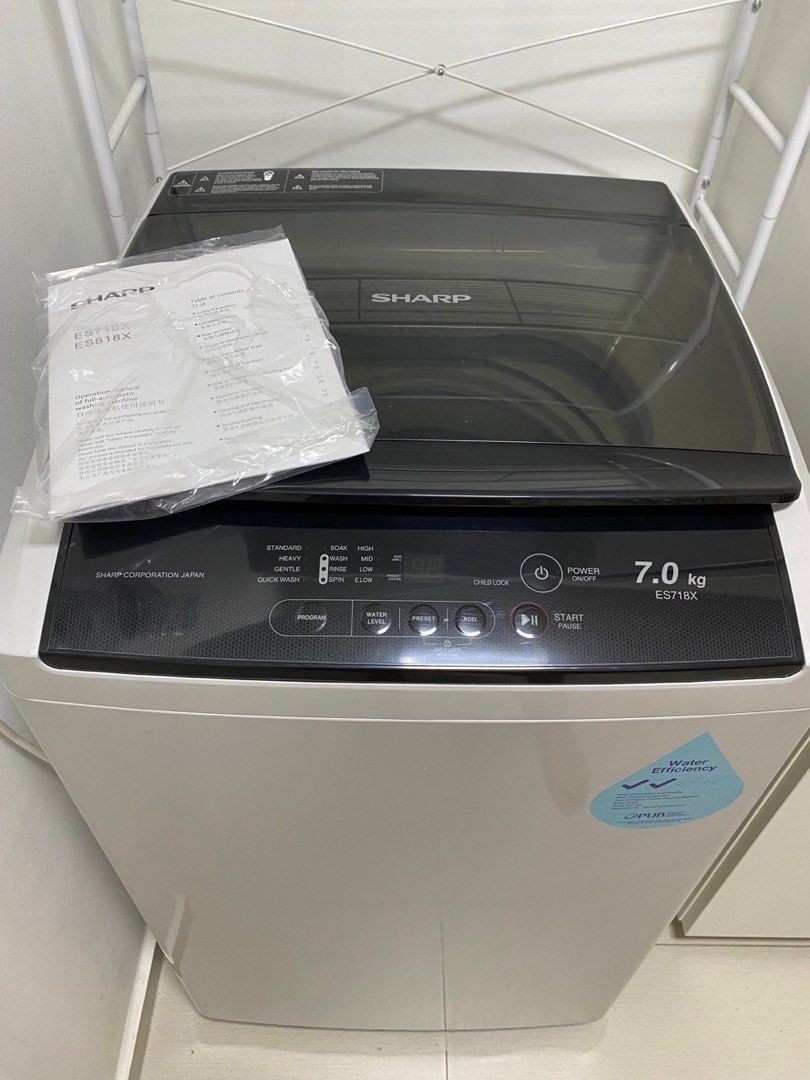 SHARP top load washing machine to go!, TV & Home Appliances, Washing ...