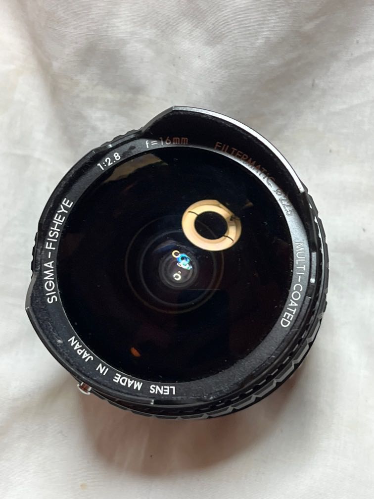 SIGMA FISHEYE 16mm f2.8 K mount. , Photography, Lens & Kits on Carousell