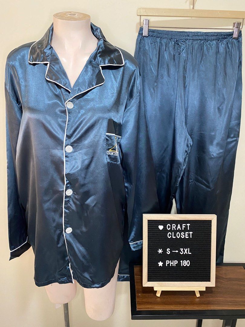 SILK PANTULOG TERNO, Women's Fashion, Undergarments & Loungewear on ...