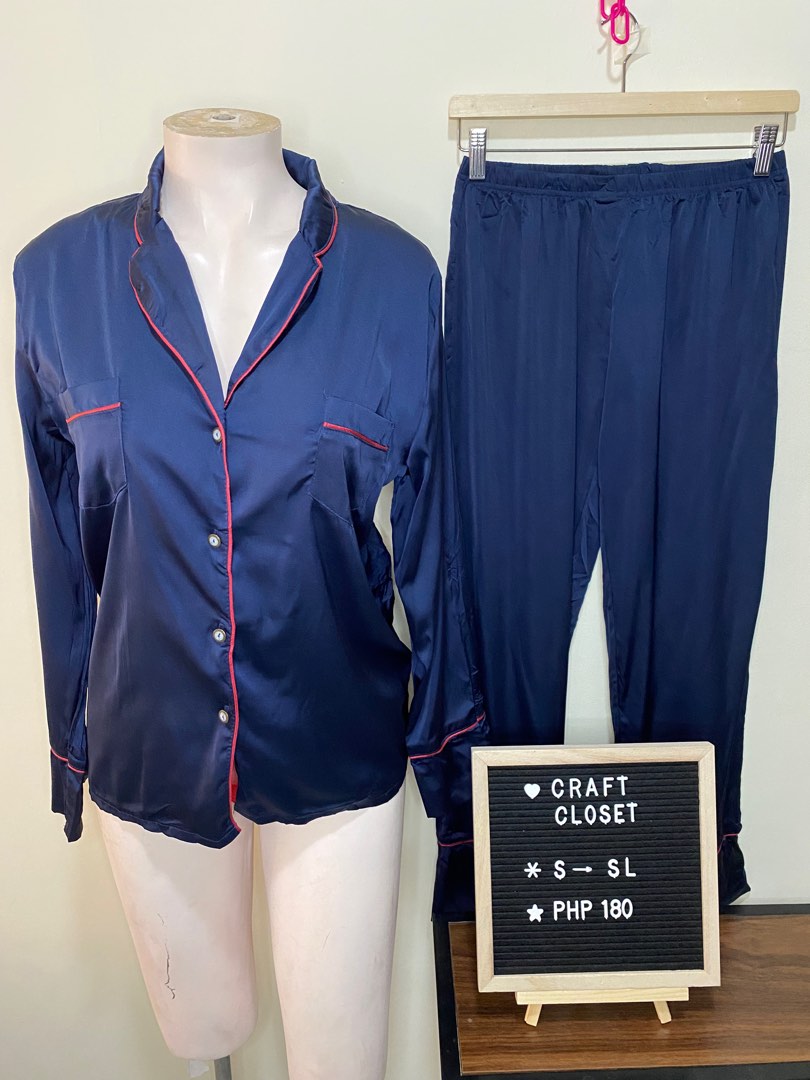 SILK PANTULOG TERNO, Women's Fashion, Undergarments & Loungewear on ...